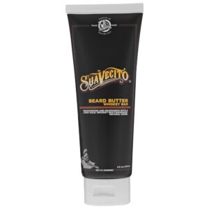 suavecito beard butter - whiskey bar for men - 4 oz cream