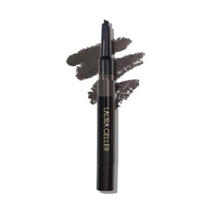 laura geller new york sculpt-n-stay waterproof brow pencil & gel- soft black