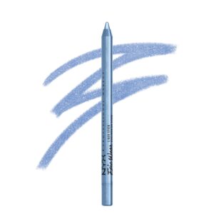 nyx professional makeup epic wear liner stick, long-lasting eyeliner pencil - chill blue