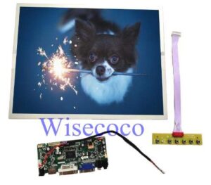 lysee mobile phone lcd screens - 15 inch 1024768 ips lcd screen display capacitive touch panel with hdmi dvi vga audio lcd controller board lq150x1lw94 - (color: lcd with board)