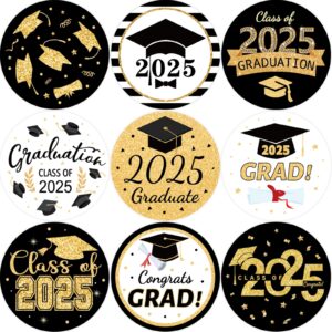 graduation stickers class of 2025 500pcs perforated roll sticker congrats graduation labels grad party supply 1.5 inch