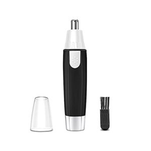 nose hair trimmer for women ear and nose hair trimmer for men, battery operated small electric trimmer mens nose trimmer