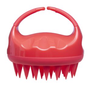 diane shampoo massage brush, coral