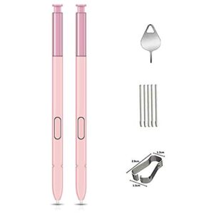 bsdtech 2pcs galaxy note 8 stylus pen, s pen replacement for galaxy note 8 n950u n950w n950fd n950f (pink)