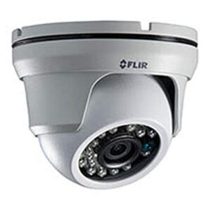 flir digimerge c233ed outdoor 4-in-1 security dome camera, 2.1 mp hd fixed wdr mpx, 3.6mm, 70ft night vision, works with ahd/cvi/tvi/cvbs/lorex, flir mpx dvr, white (camera only)