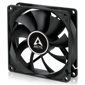 arctic f9 silent - 92 mm case fan, extra quiet motor, computer, almost inaudible, push- or pull configuration, fan speed: 1000 rpm - black