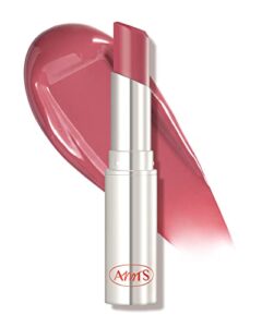 amts tinted lip balm - 01 mauve pink | hydrating lip butter, moisturizing lipstick | daily natural lip makeup for dry, cracked, chapped lips | korean beauty lip tint