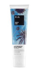 igk rich kid coconut oil wave enhancing air-dry cream 145 ml / 5 oz