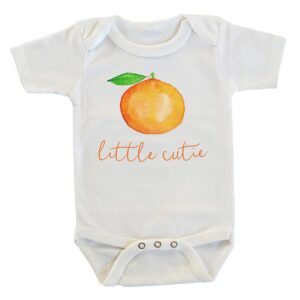 witty and bitty little cutie food onesie/bodysuit (0-3 months)