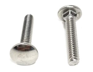 10-24x1 carriage bolts stainless steel 18-8 (25 pieces)