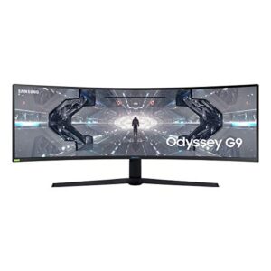 samsung odyssey 49 inches qhd ultra wide 1440p g9 curved qled gaming monitor (renewed)