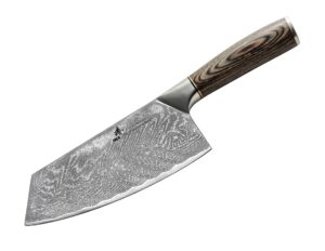 zhen thunder-v series 67-layer damascu vg-10 steel vegetable chopping knife