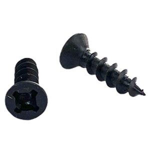 cabentry brand | wood screws | flat head | phillips square drive | #6 | 5/8 inch | deep thread | sharp point | black phospate finish | 1000 pack