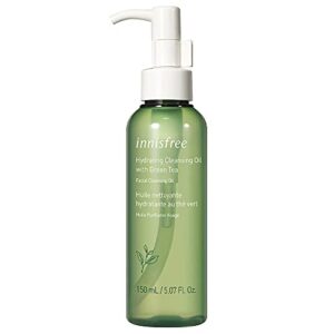 innisfree green tea hydrating cleansing oil face cleanser makeup remover , 5.07 fl oz (pack of 1)