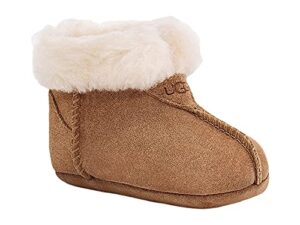 ugg baby i gojee fashion boot, chestnut suede, us 2-3 unisex infant