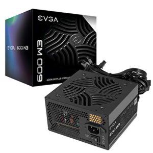 evga 600 w3, 80+ white 600w, 3 year warranty, power supply, 100-w3-0600-k1