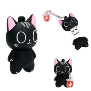 cat flash drive - unique flash drive 16gb - picture thumb drive - pc photo storage stick (cat)