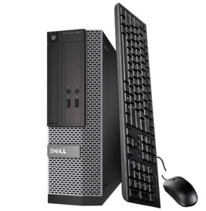 dell optiplex 3020 sff computer desktop pc, intel core i5 processor, 8gb ram, 120gb m.2 ssd, 500 gb hard drive,keyboard & mouse, wi-fi & bluetooth, windows 10 pro (renewed)