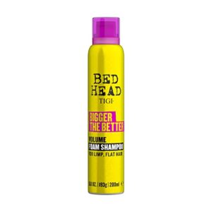 tigi bed head bigger the better volume foam shampoo for fine hair 6.8 oz