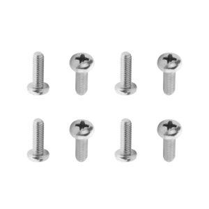 yinpecly 30pcs knob pull machine screw m4 x 12mm machine screws pan phillips cross head screw 304 stainless steel fasteners bolts silver gray replacement screws for cabinet pulls kitchen handles