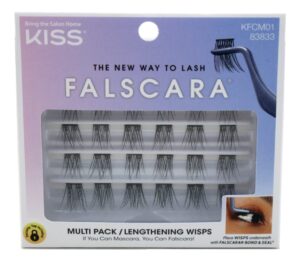 kiss falscara lengthening wisps multi-pack (pack of 6)