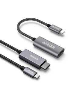 anker 310 usb-c adapter (4k hdmi) with usb-c to hdmi cable