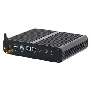 msecore mini desktop pc/htpc, i7-1065g7 (up to 3.90ghz) computer, 16g ddr4| 256g ssd, 2*hdmi, support 4k, dual monitor, dual nic, windows 11 pro