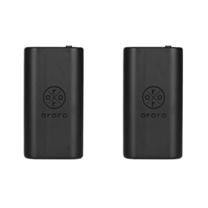 ororo 3250mah rechargeable battery for heated socks, 3.63v lithium ion batteries, pack of 2