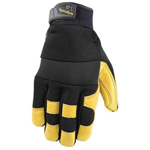 zcyingq men's leather work gloves, 3-pack, x large.