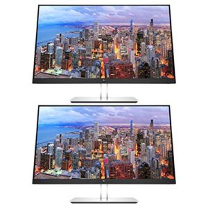 hp elitedisplay e27q g4 27 inch ips led backlit monitor 2-pack, qhd qhd