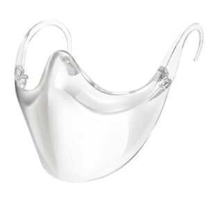 maxrieny clear face shield, face shield reusable plastic face shield and breathable transparent face shield for women 5.4x5.7in