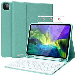 ipad pro 11 case with keyboard, ipad air 5th generation case with keyboard, keyboard case for ipad pro 11 inch 4th/3rd/ 2nd/1st gen, ipad air 5th/ 4th gen 10.9, detachable keyboard with pencil holder