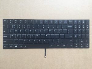 original new for lenovo legion y545 15.6" us black backlit gaming laptop keyboard white word