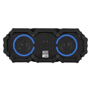 altec lansing lifejacket 3 - waterproof bluetooth speaker, wireless & portable speaker for travel & outdoor use, 30 hour playtime & 50 foot range, black