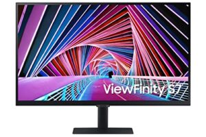 samsung business s70a series 32 inch viewfinity 4k uhd 3840x2160 computer monitor, va hdr10, pivot stand, displayport, hdmi, headphone (s32a704nwn)