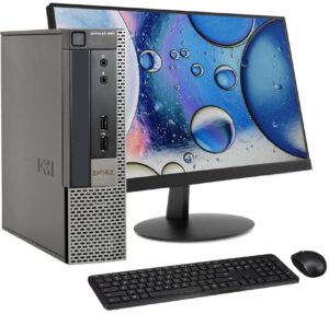 dell optiplex 990 ultra small pc, intel core i5, 8gb ram, 500gb hard drive, wireless keyboard & mouse, wifi & bluetooth, 22 fhd led monitor, 1080p webcam, windows 10 home