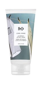 r+co cool wind ph perfect air dry hair cream (5 oz) | hydrates + tames + softens | vegan + cruelty-free |