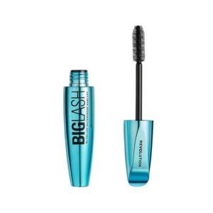 makeup revolution big lash waterproof volume mascara, a mascara that adds volume, cruelty-free, black