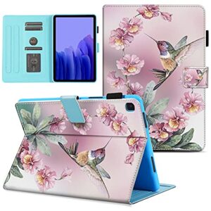 birdtab for samsung galaxy tab a7 10.4 case 2020 multi-angle smart stand shell cover case for samsung galaxy tab a7 10.4 inch tablet sm-t500/t505/t507 case,beautiful hummingbird