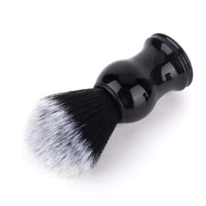 shaving brush, barber cleaning hairbrush neck duster brush with wood handle for professional salon and home - 3 types(#2)