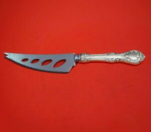 king edward by gorham sterling silver cheese and sausage knife custom made 7"