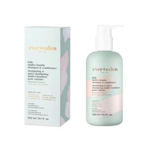 evereden kids shampoo and conditioner 2 in 1: melon juice, 10.1 fl oz. | gentle kids skin care | non-toxic and clean ingredients