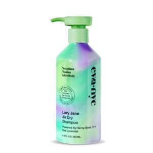 eva nyc lazy jane air dry shampoo, natural texture and frizz control for hair, vegan and gmo-free, anti-frizz for women, 8.8 fl oz