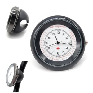 nurse stethoscope watch - lightweight metal frame- attaches directly to stethoscope for all medical professionals