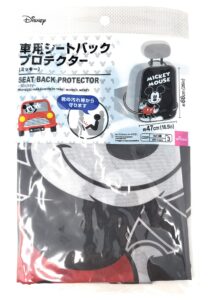 daiso disney mickey mouse seat back protector - japan import