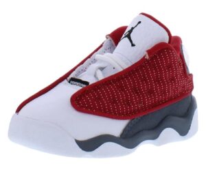 nike toddler air jordan 13 td red flint, gym red/flint grey/white/black, 4c