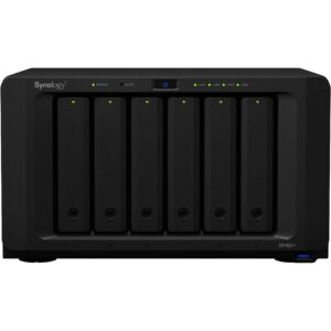 synology diskstation ds1621+ nas server for business with ryzen cpu, 32gb memory, 1tb m.2 ssd, 24tb hdd, dsm operating system, iscsi target ready