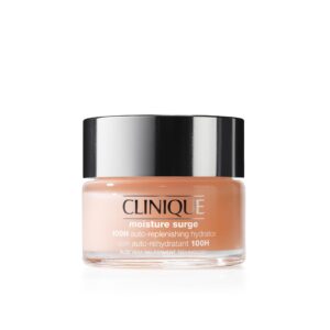 clinique moisture surge 100h auto-replenishing hydrator oil free face moisturizer with hyaluronic acid for all skin types | hydrating + moisturizing, 1 fl oz