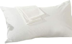 body pillowcase 20x72 pillow cover 100% egyptian cotton white solid set of 1 body pillow case zipper closer luxury- 550 thread count (body pillowcase zipper 20x72 white)