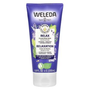 weleda aroma essentials relax creamy body wash, parabens free, 6.8 fluid ounce (pack of 1)